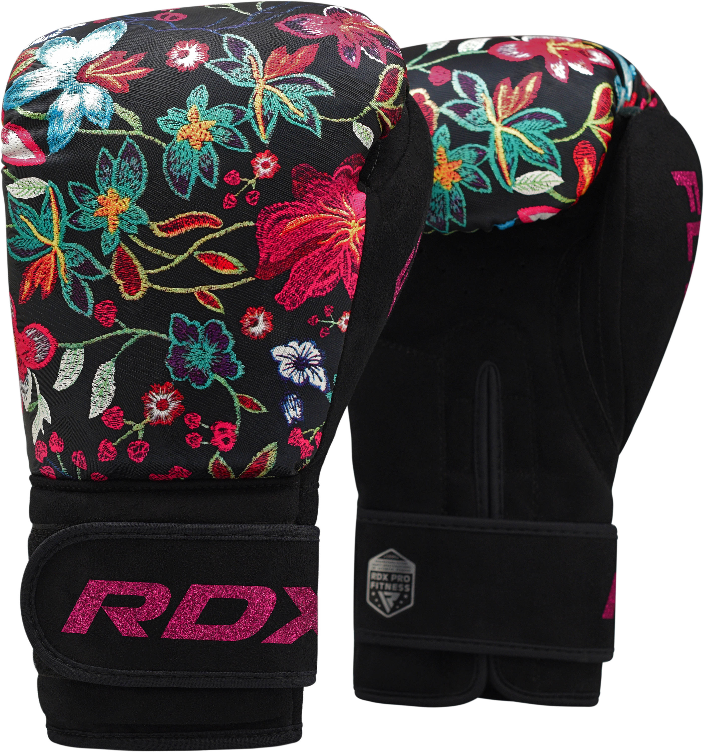 RDX Women Boxing Gloves for Training Muay Thai Flora Skin Ladies Mitts ...