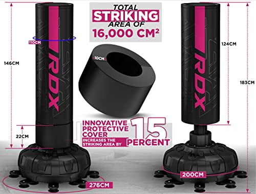 RDX XXL 330LBS Freestanding Punching Bag with Cover & Gloves – 72 ...