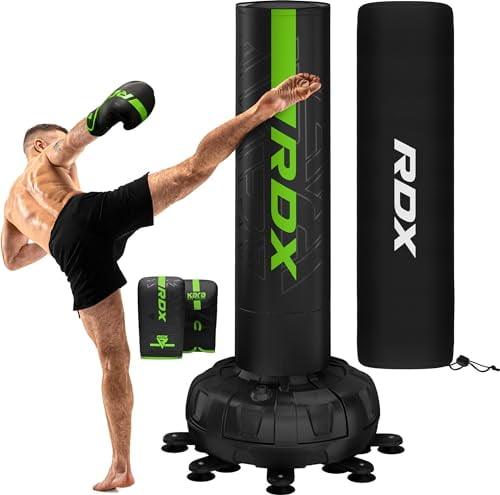 RDX XXL 330LBS Freestanding Punching Bag with Cover & Gloves – 72 ...