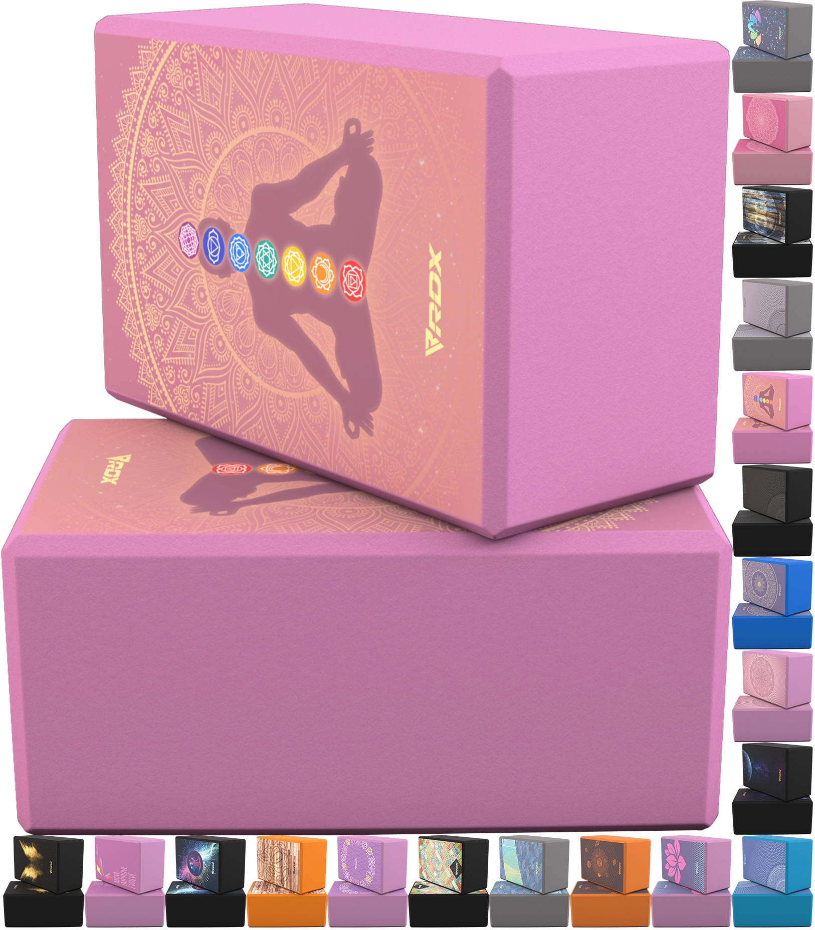 RDX Yoga Block, Non-Slip High-Density Eva Foam, Easy Grip Surface for ...
