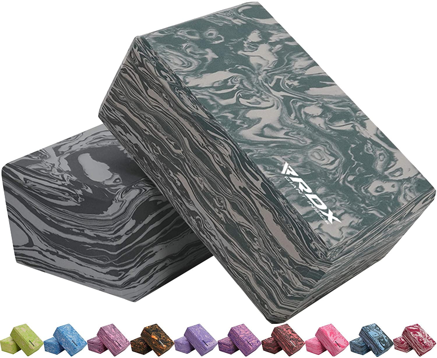 RDX Yoga Block, Non-Slip High-Density Eva Foam, Easy Grip Surface for ...