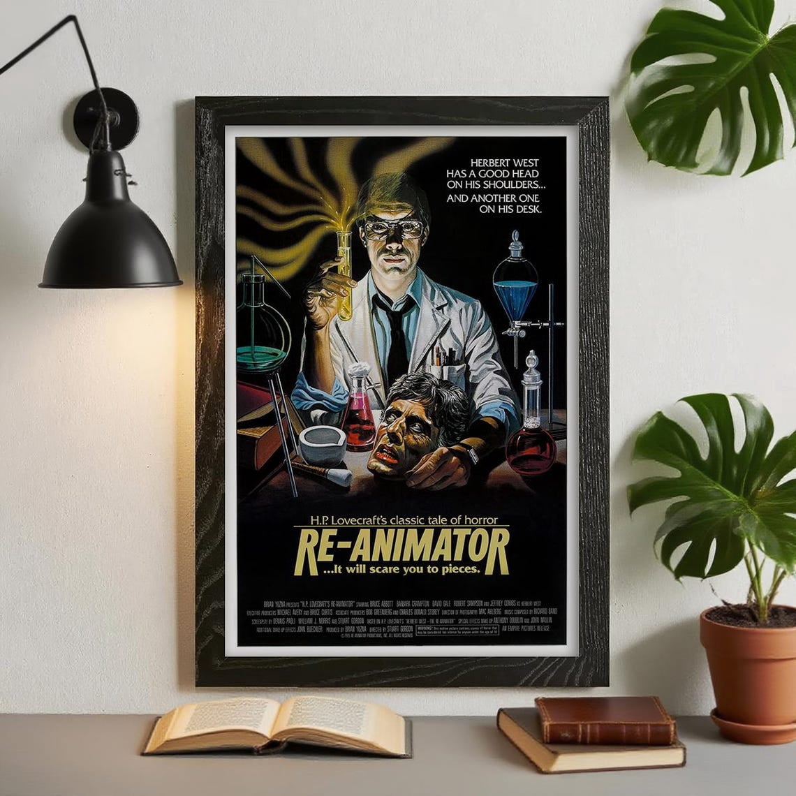 RE ANIMATOR 1985 Vintage Movie Print Home decor, Art Collectibles Wall ...