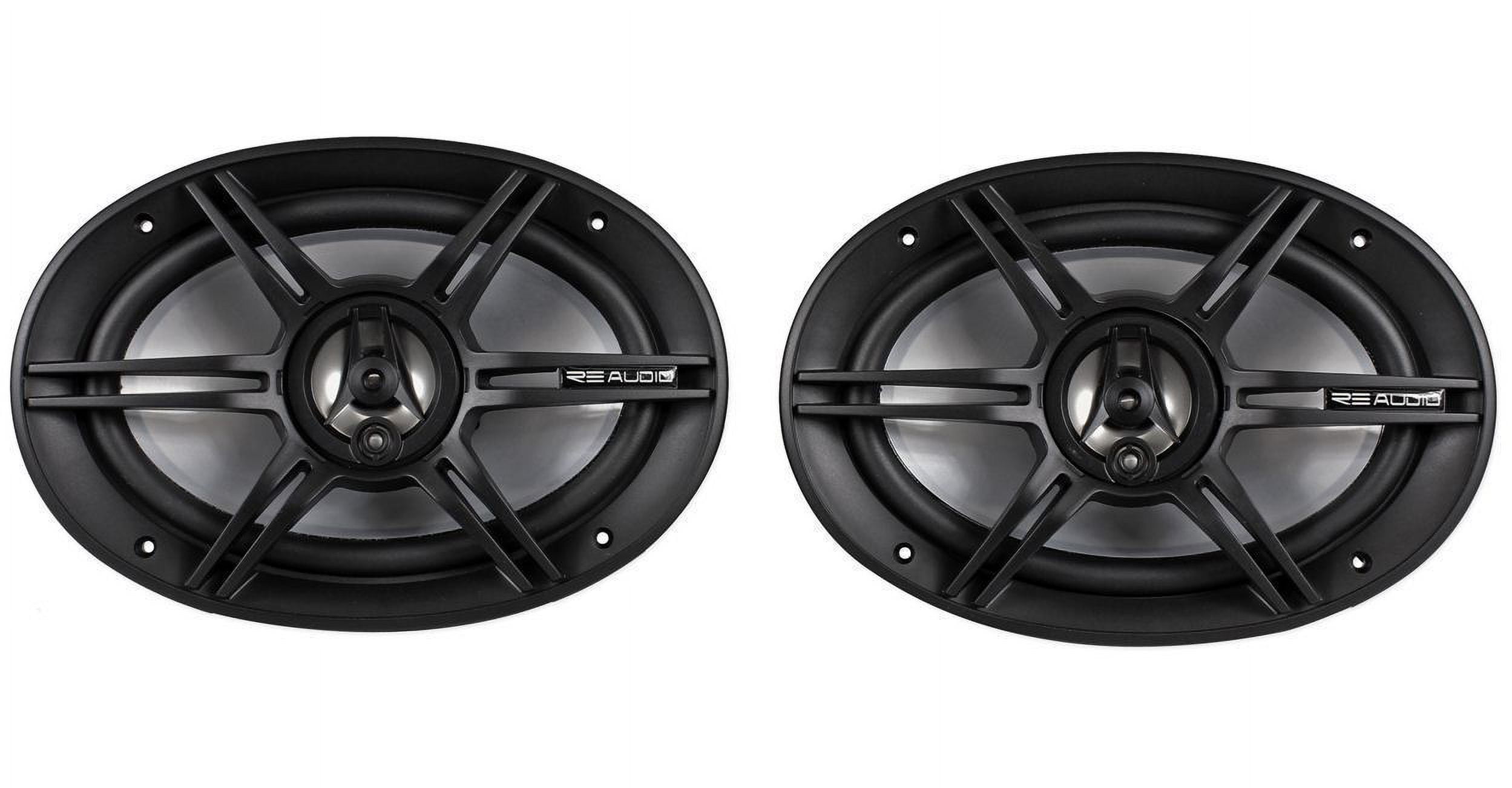 RE Audio REX6.9 6x9 200 Watt 3-Way Full Range Coaxial Car Audio ...
