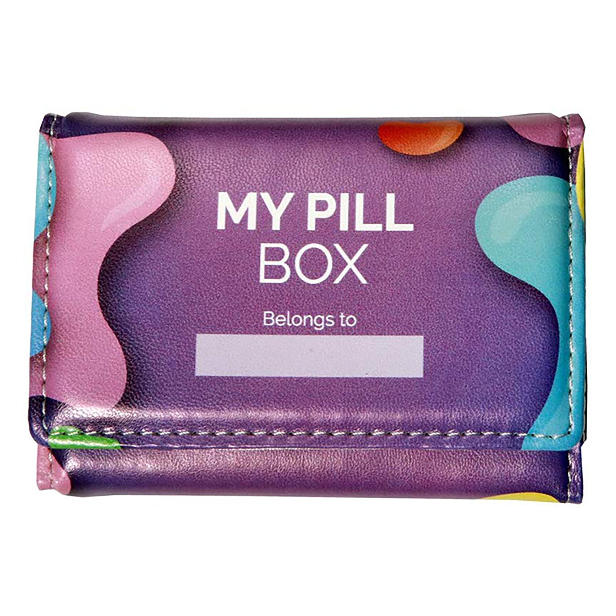 RE-FOCUS THE CREATIVE OFFICE My Pill Box Portable 7-Day Pill Organizer ...