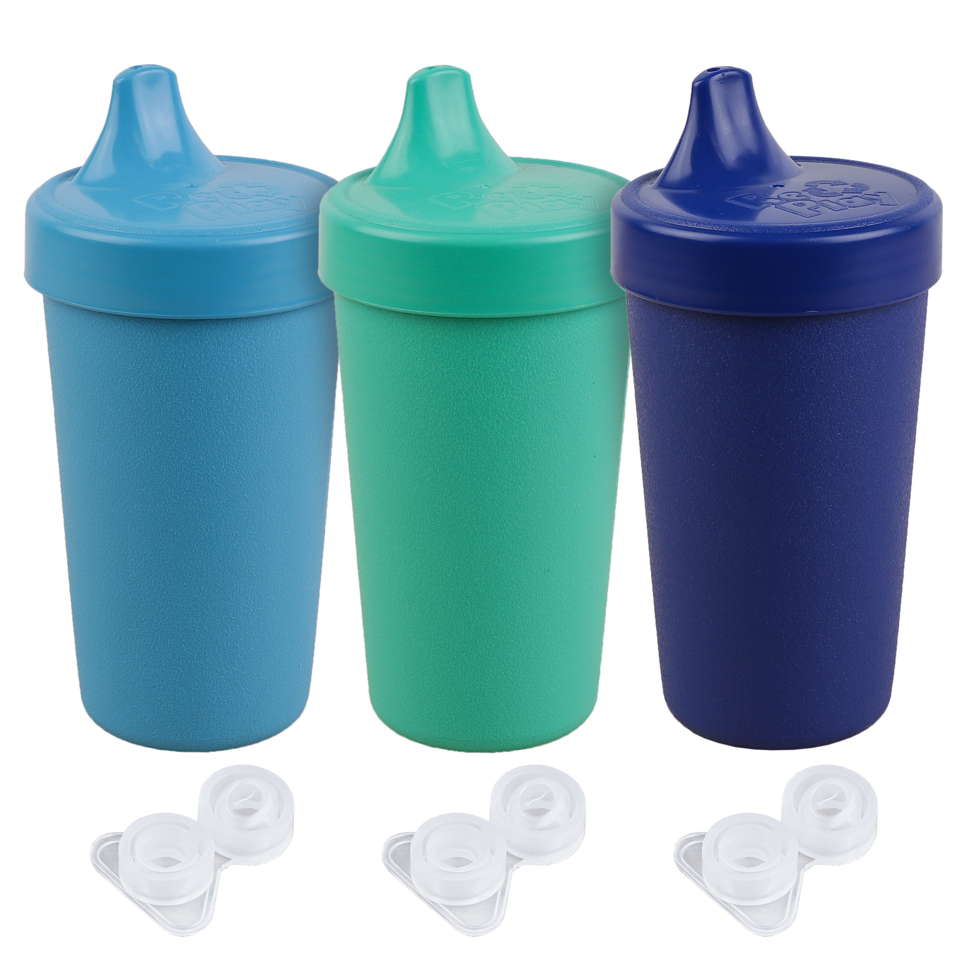 RE-PLAY 3pk No-Spill Sippy Cups | Made in USA | Made from Recycled Milk ...