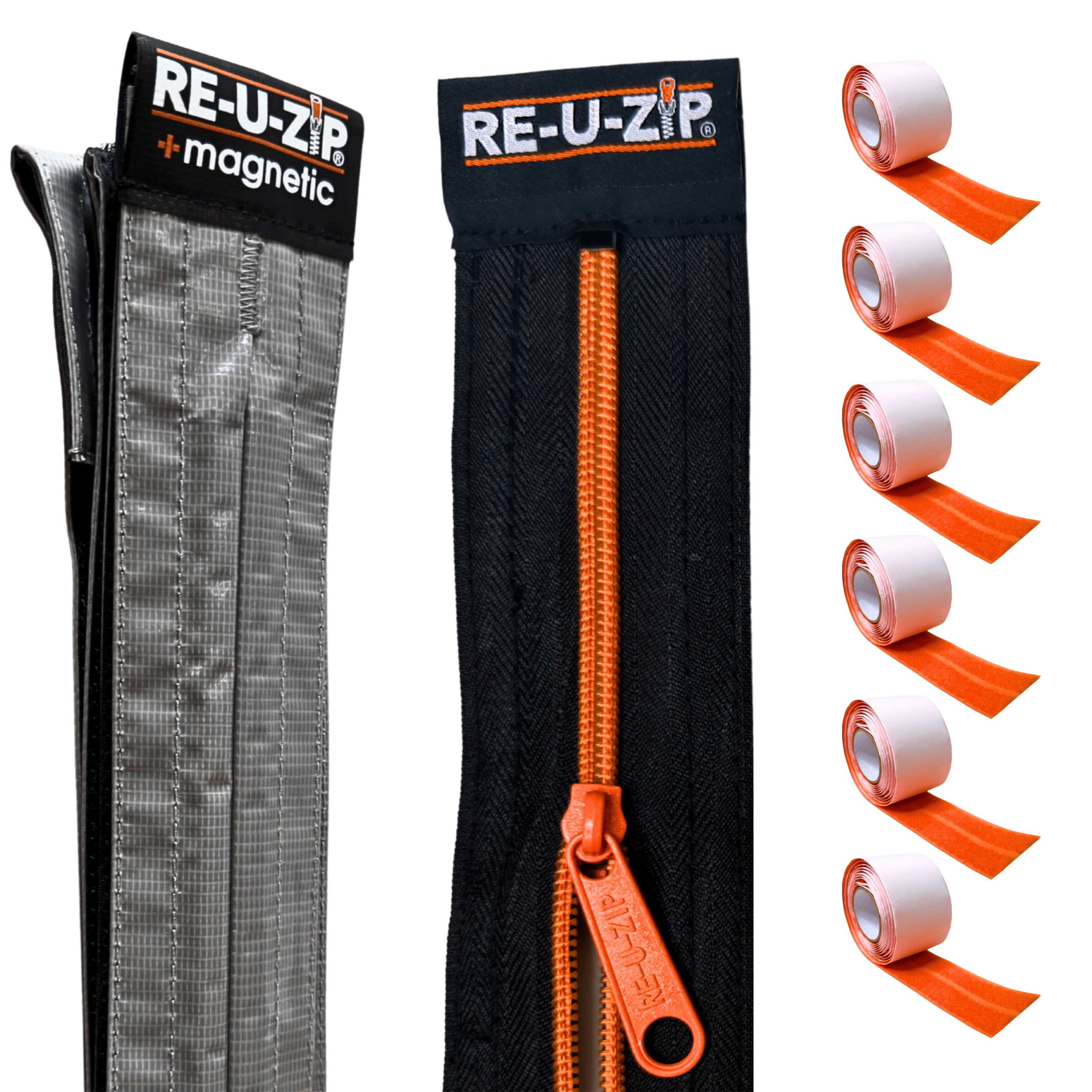 RE-U-ZIP® Magnetic Entry Strip™ + Dust Barrier Zipper | Starter Bundle ...