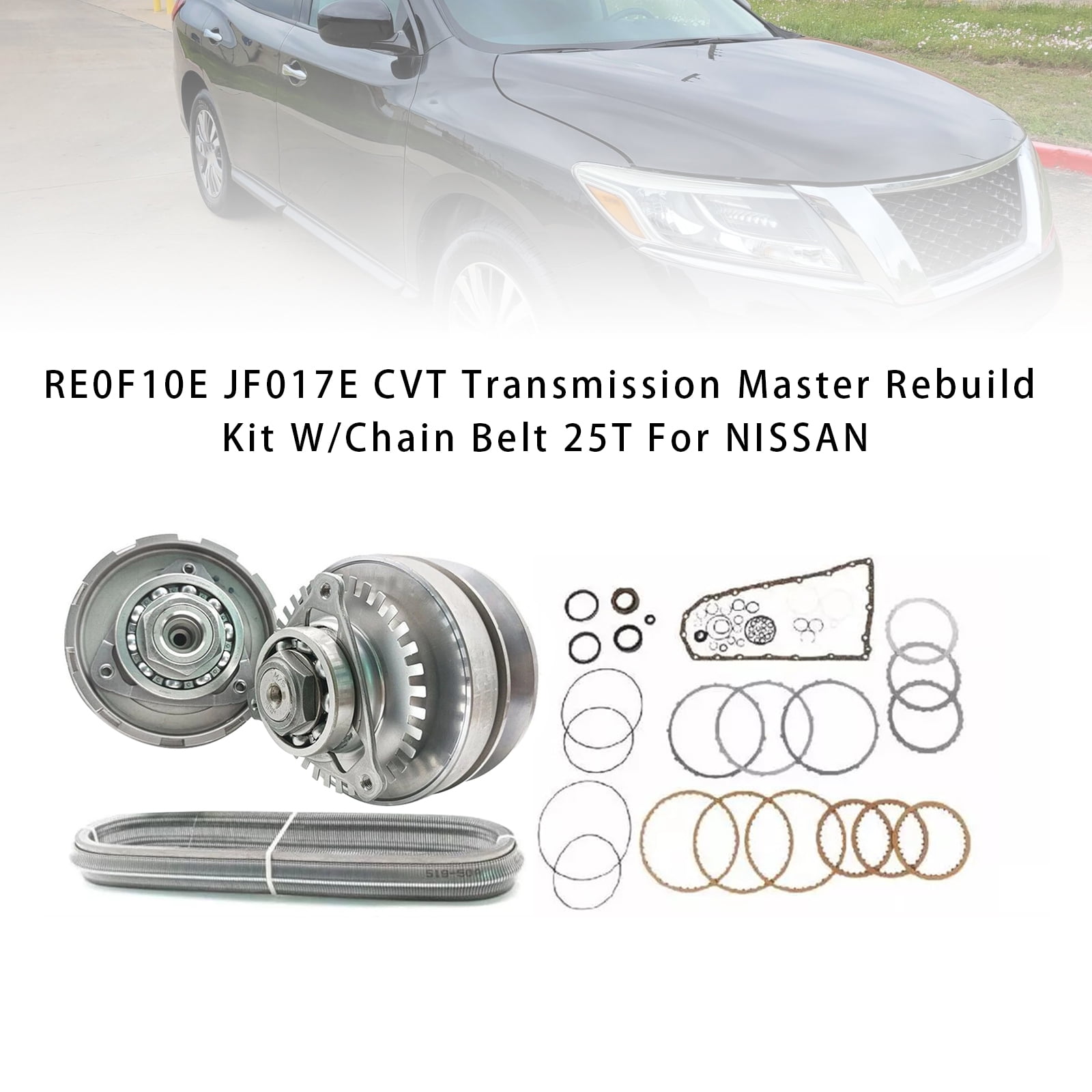 RE0F10E JF017E CVT Transmission Master Rebuild Kit W/Chain Belt 25T For ...