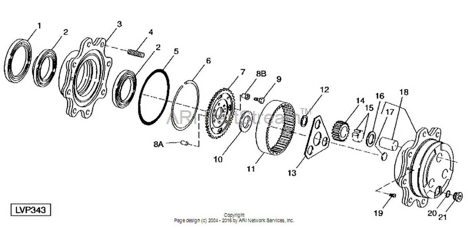 RE45943 PIN fits JOHN DEERE (New OEM) - Walmart.com