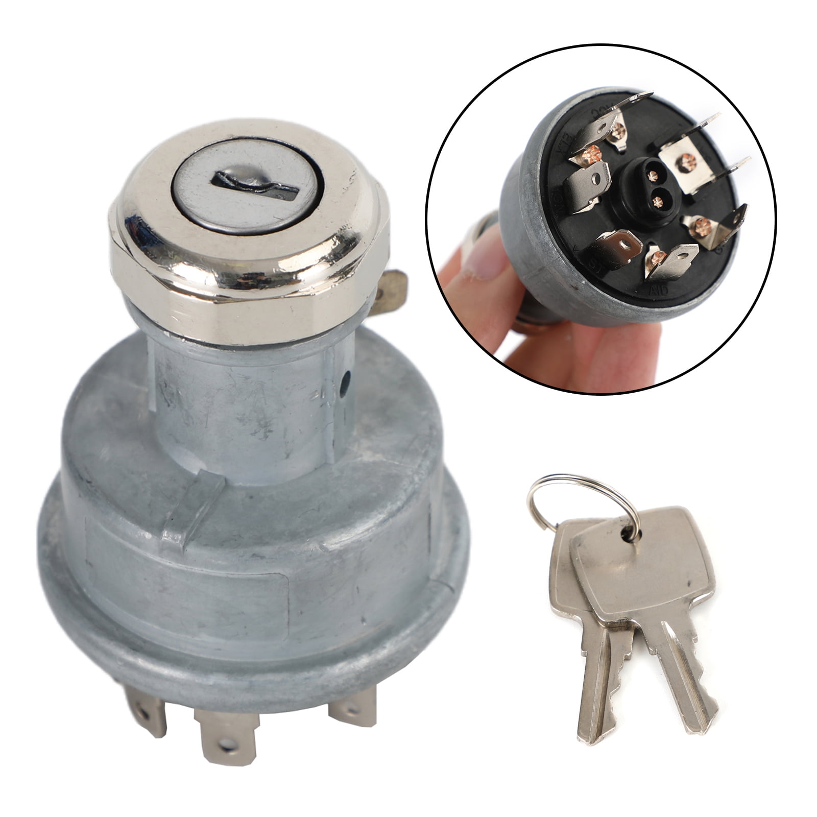 RE45963 Ignition Switch W/2 Keys For John Deere 5200 5300 5400 5500 ...
