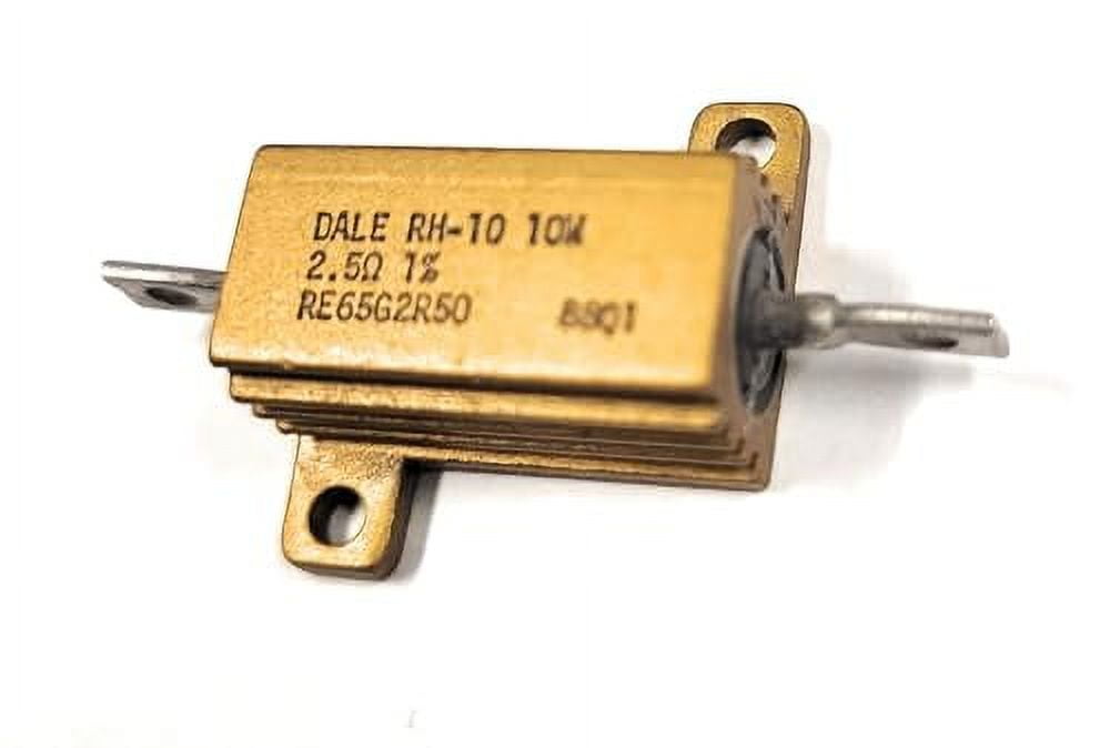 RE65G2R50 2.5 ohm 10 watt resistor aluminum housing type DALE axial ...