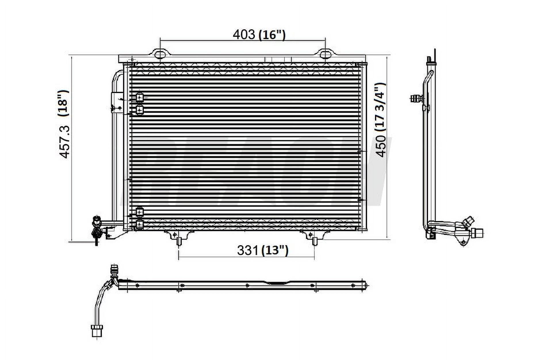 Mercedes-benz Slk Ac Condenser