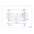 REACH 41-13472 Radiator for 2012-2016 Hyundai Equus, Automotive ...