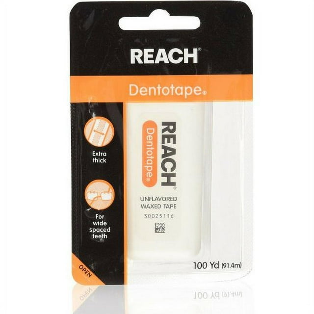 REACH Interdental Dental Floss, Dentotape Waxed Tape, Teeth Cleaners ...