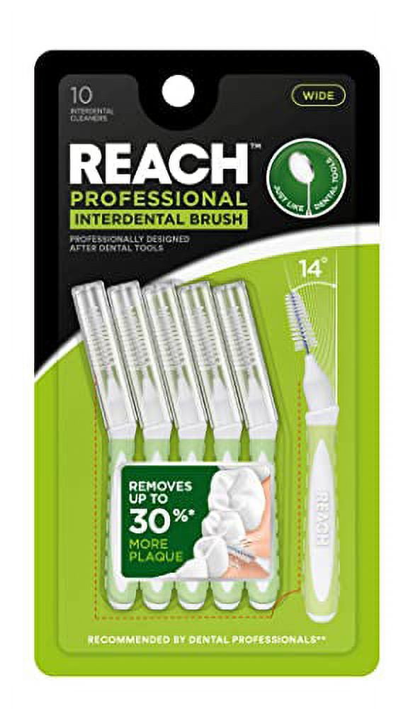 REACH Interdental Brush Wide 1.3mm | Removes up to 30% More Plaque ...