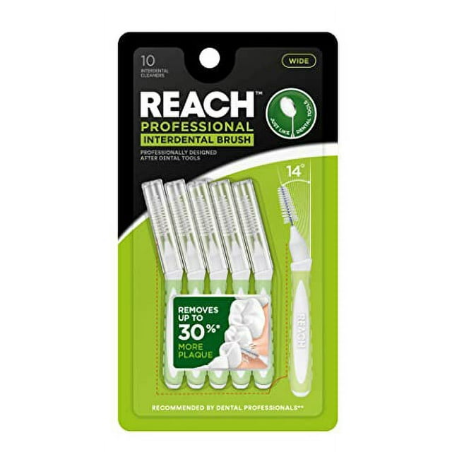 REACH Interdental Brush Wide 1.3mm | Removes up to 30% More Plaque ...