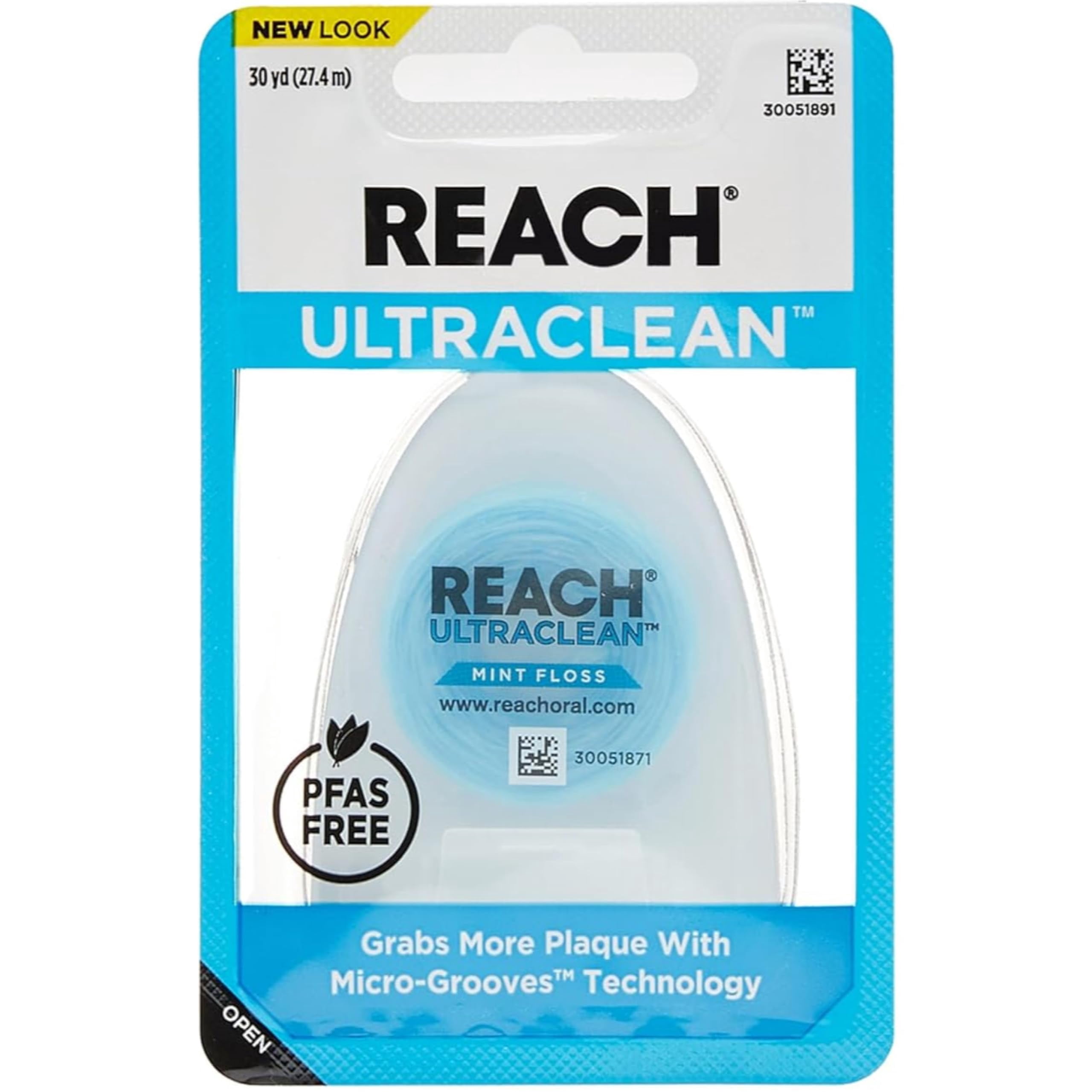 REACH Ultraclean Dental Floss, KEF16 Oral Care, Mint-Flavored, 1 Count ...