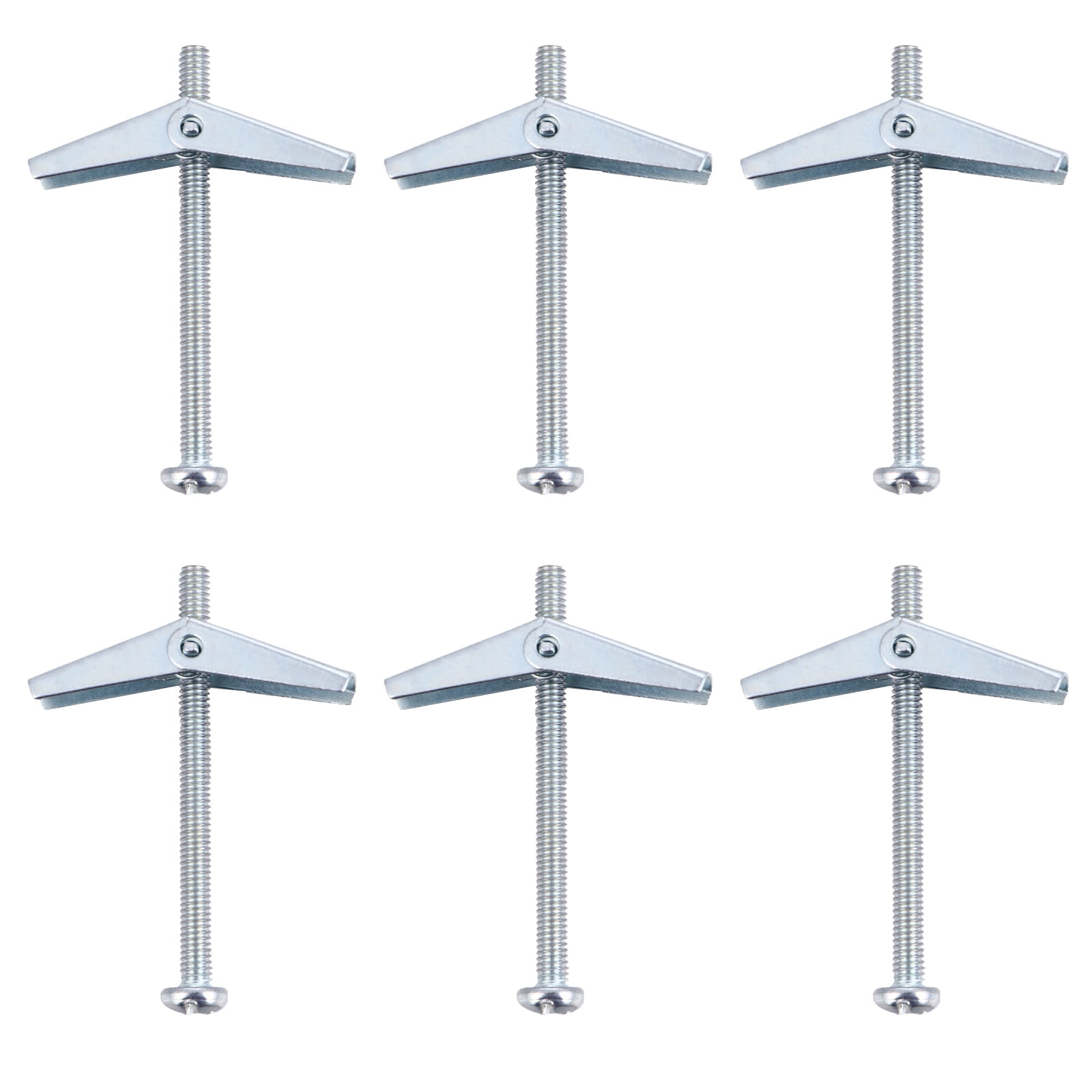 REACHISE 10 Pcs Self Drilling Anchors Self Tapping Screws Carbon Steel ...