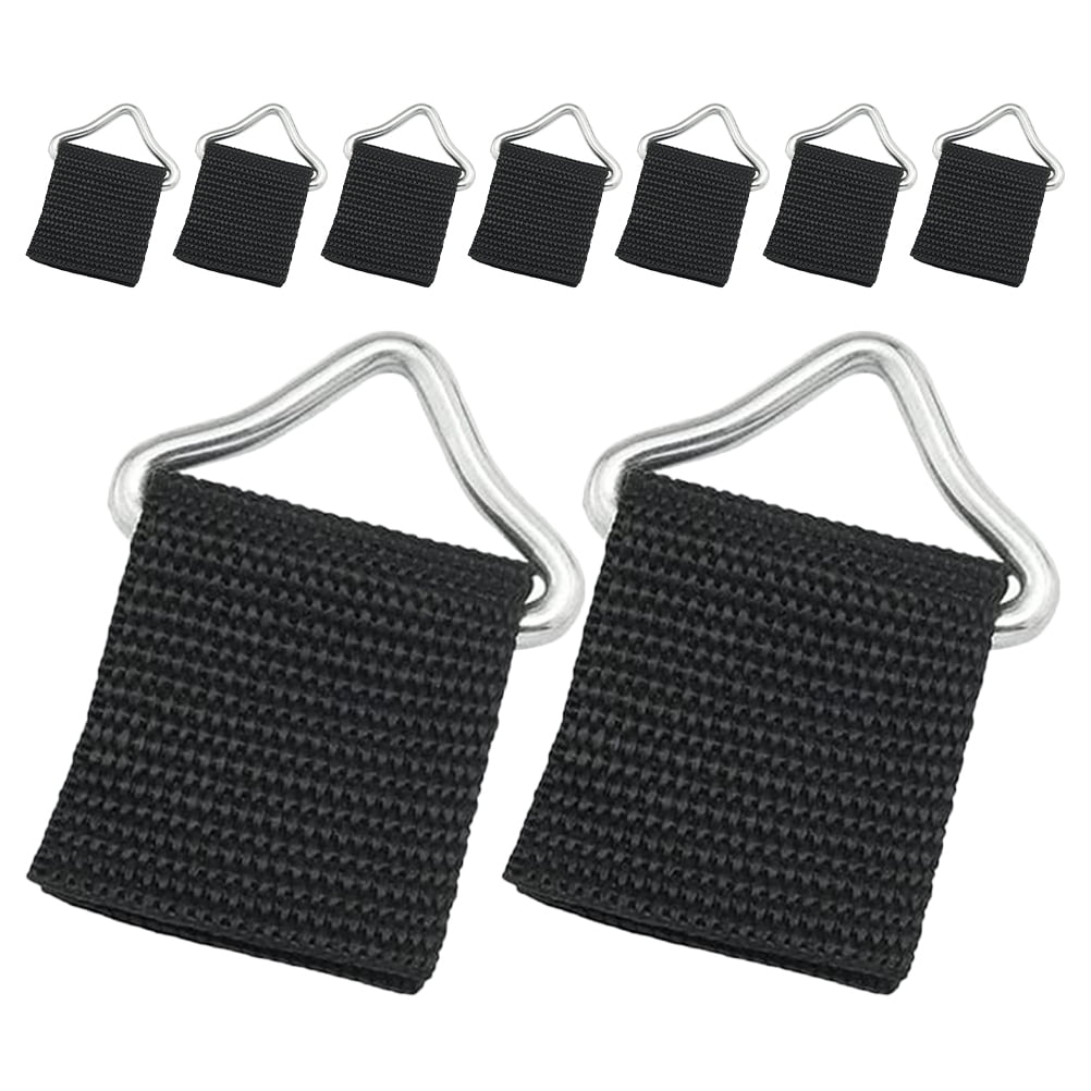 REACHISE 10 Sets of Triangle Ring Buckles Portable Trampoline Rings ...
