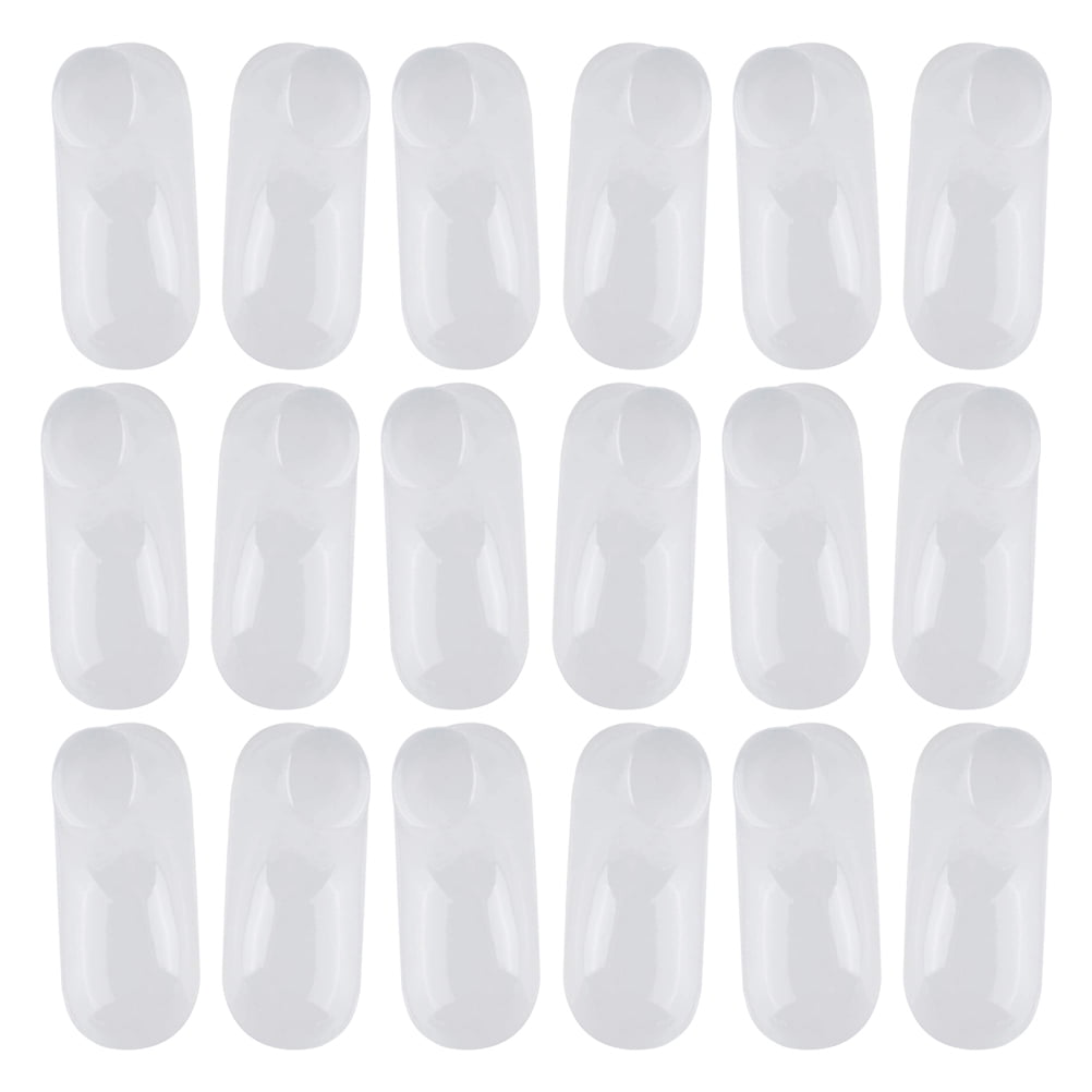 REACHISE 100 Clear Plastic Baby Feet Booties Socks Display Stand Holder ...