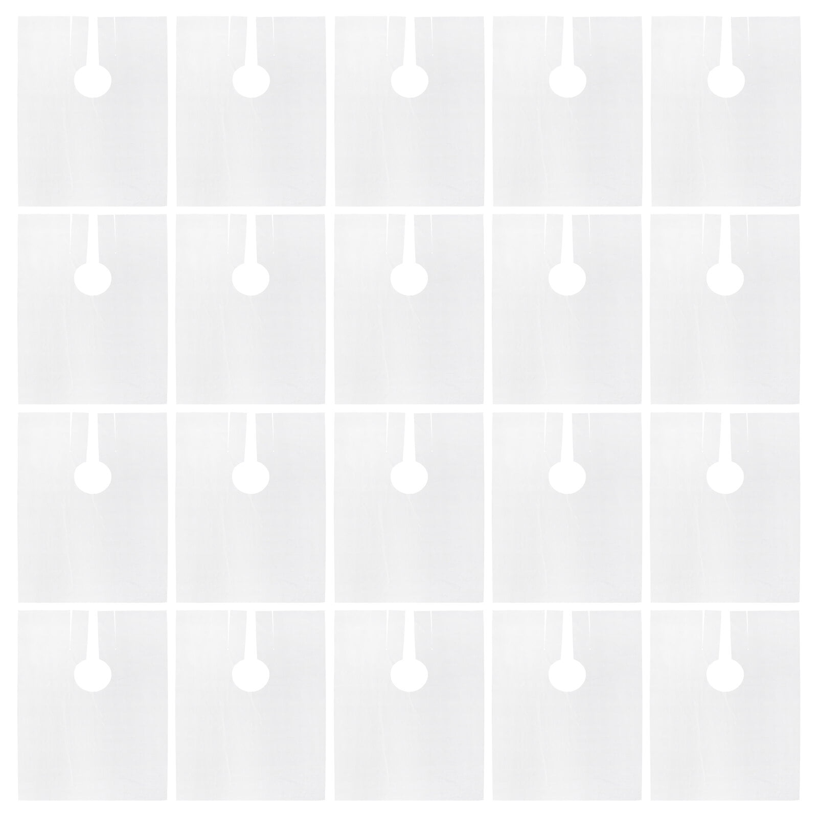 REACHISE 100 Disposable Transparent Barber Capes for Hairdressing ...