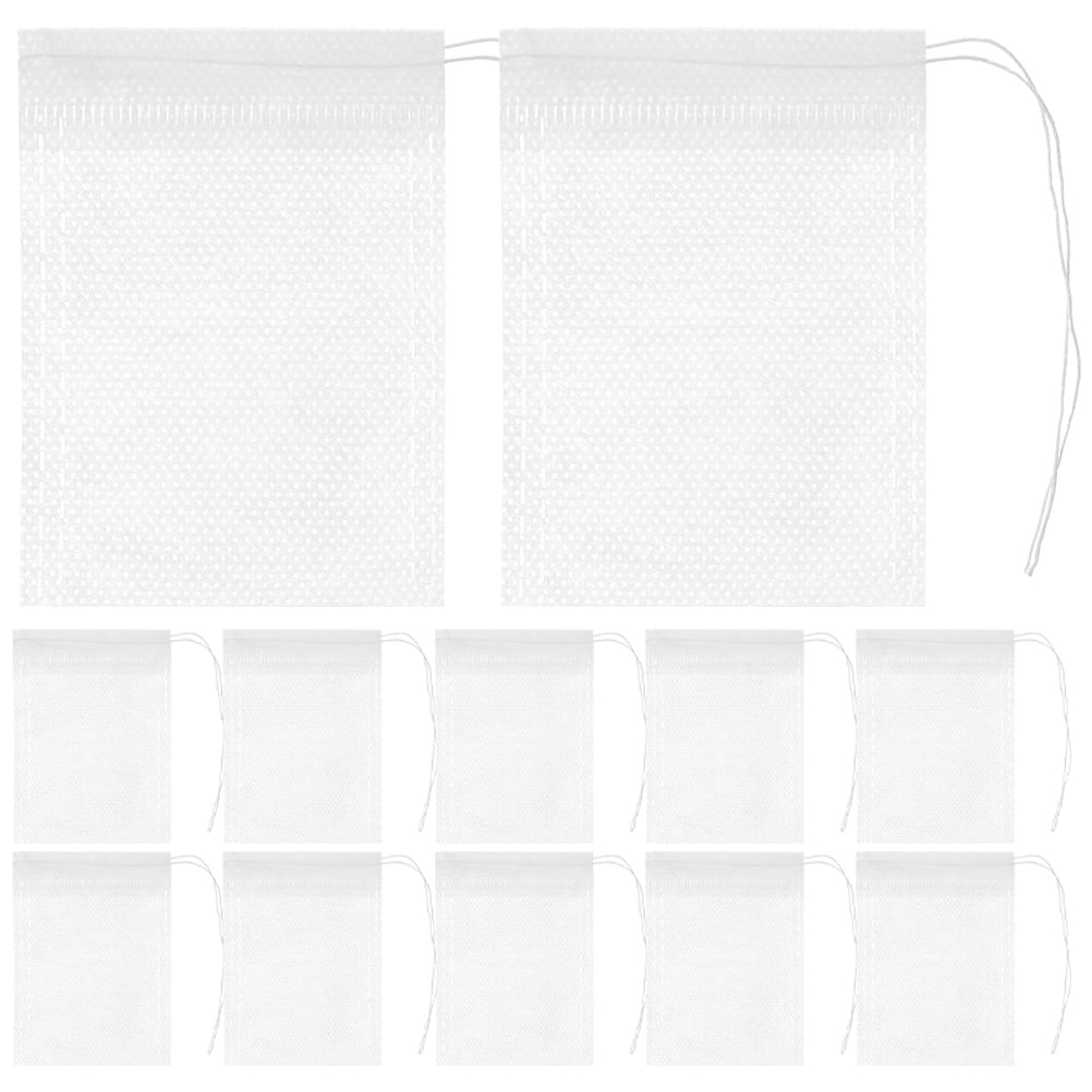 REACHISE 100pcs Single Use Tea Filter Bags Non-woven Fabric Tea Infuser ...