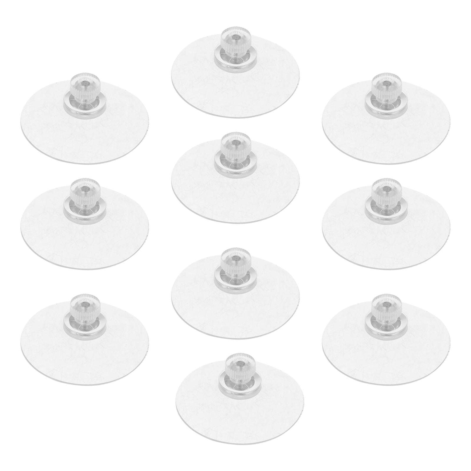 REACHISE 10pcs Suction Cup Suction Pads Clear PVC Screw Nut Suction ...