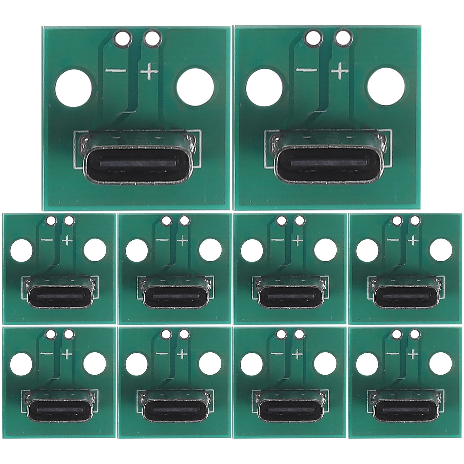 REACHISE 10pcs USB C Board Receptacle Adapter Pcb Converter Board 6-pin ...