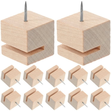 CCOCC 20Pcs Push Pins Pet Canister Thumb Tacks Small Photo Clip Gold ...