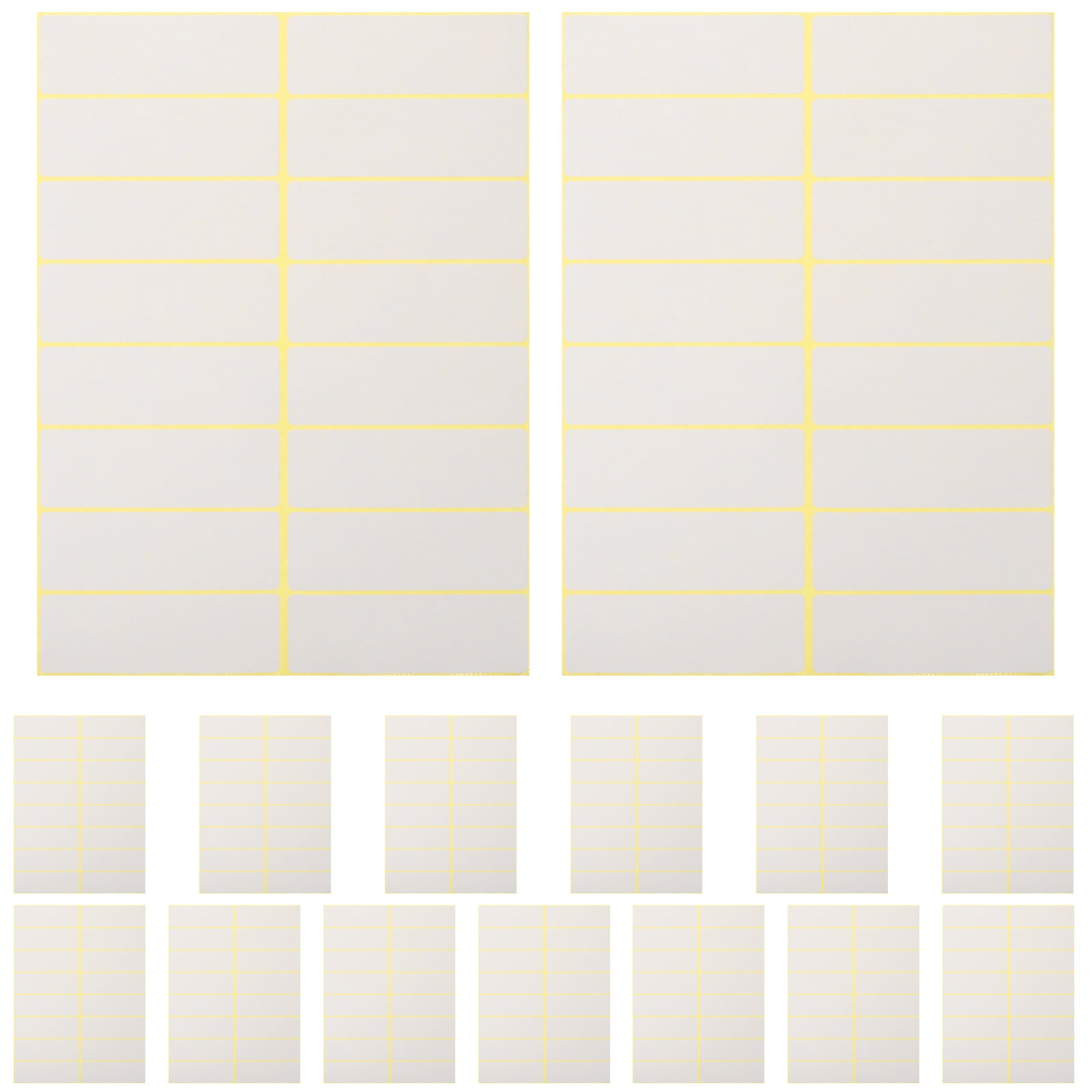 REACHISE 15 Sheets Label Sticker Blank Sticker Labels Easy To Write On ...
