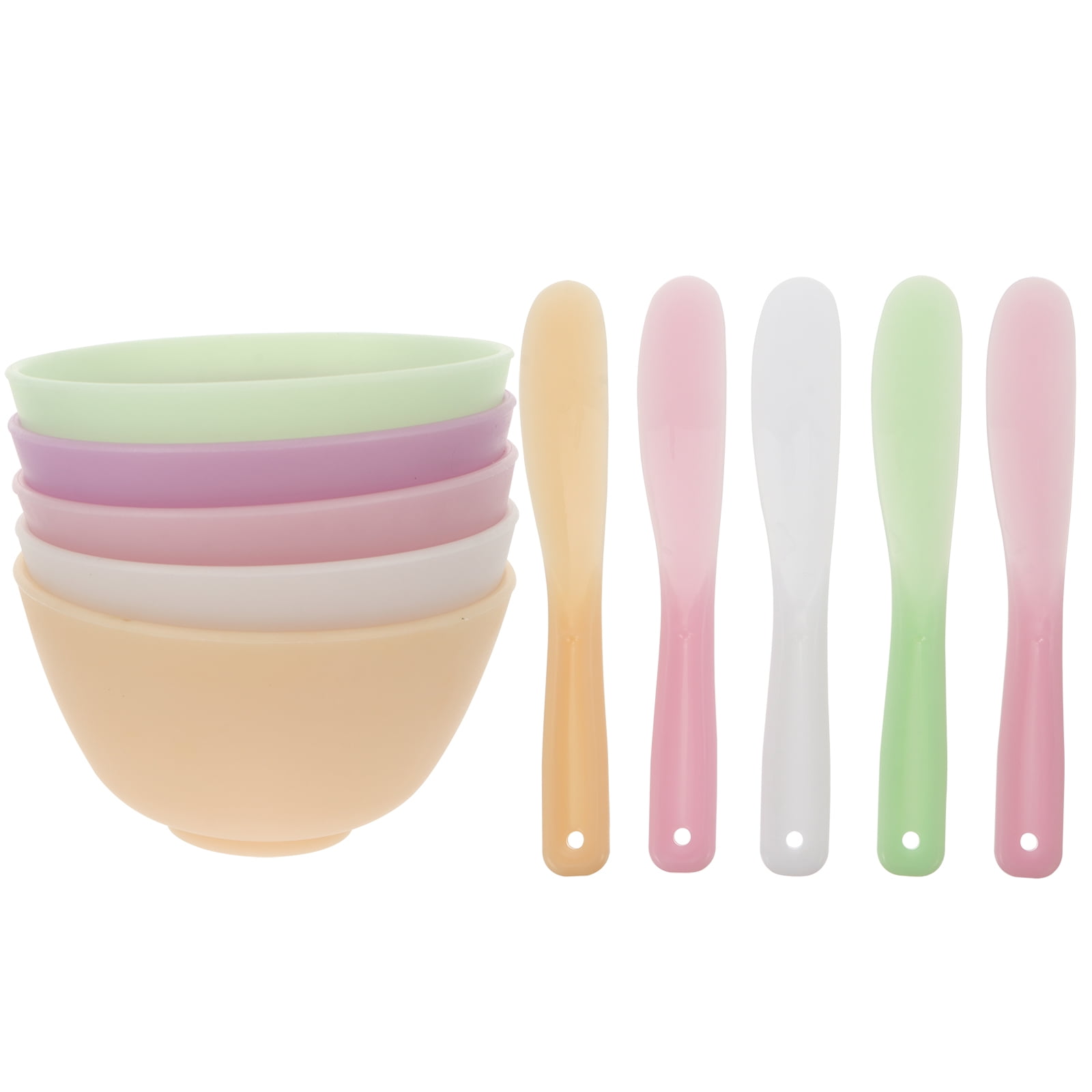 REACHISE 15pc DIY Face Mask Mixing Set Silicone Bowl & Spatulas ...