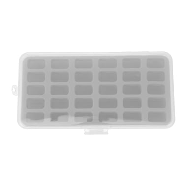 Dritz Bobbin Storage Box - Holds 32 Machine Bobbins - Plastic - Clear ...
