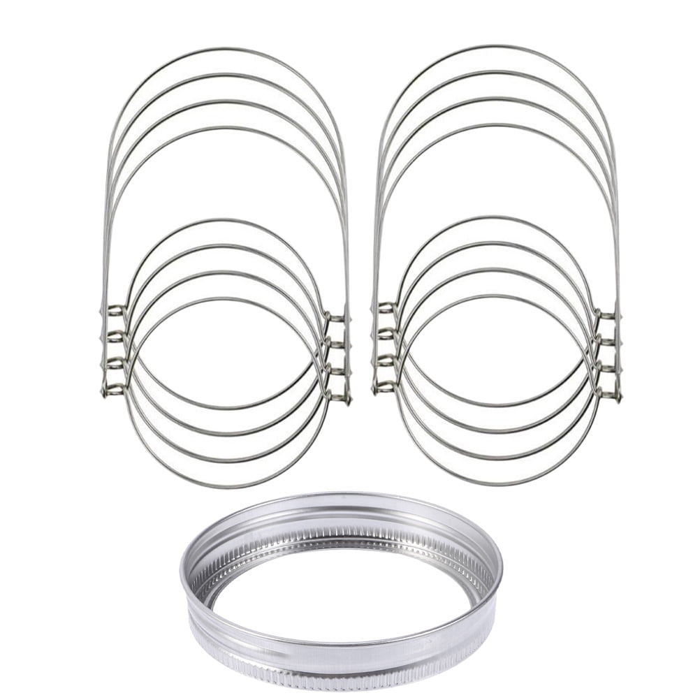 REACHISE 24Pcs Mason Jar Handles Tinplate Wire Hanger Mason Jar Hangers ...