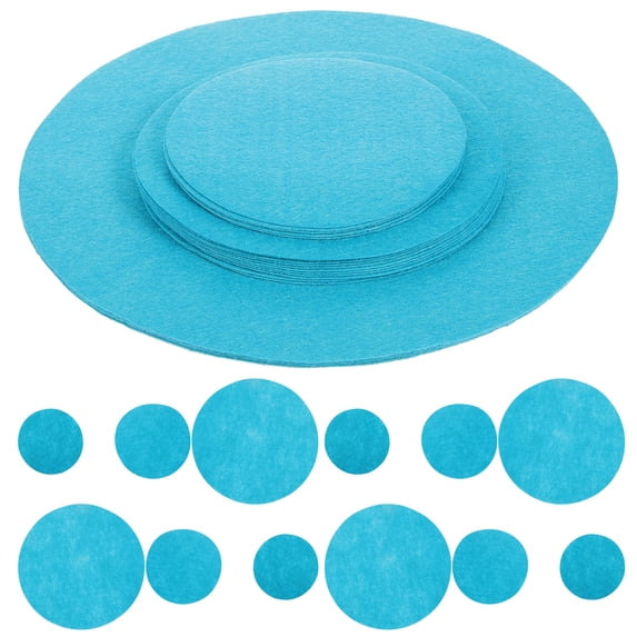 GOOHOCHY 24Pcs Lake Green Felt Plate Separators for Protecting Glasses ...