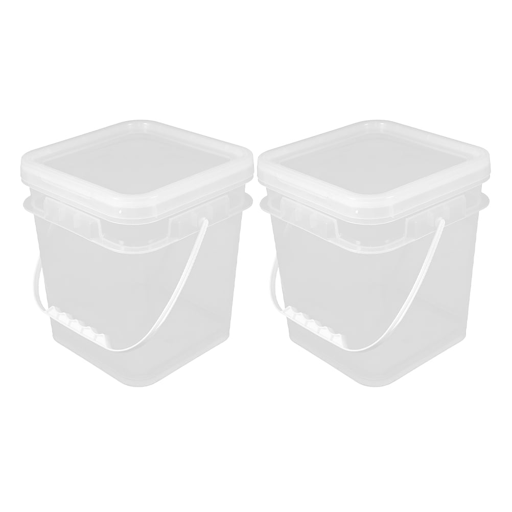 REACHISE 2PCS Storage Buckets Large Paint Pail Paint Container Reusable ...