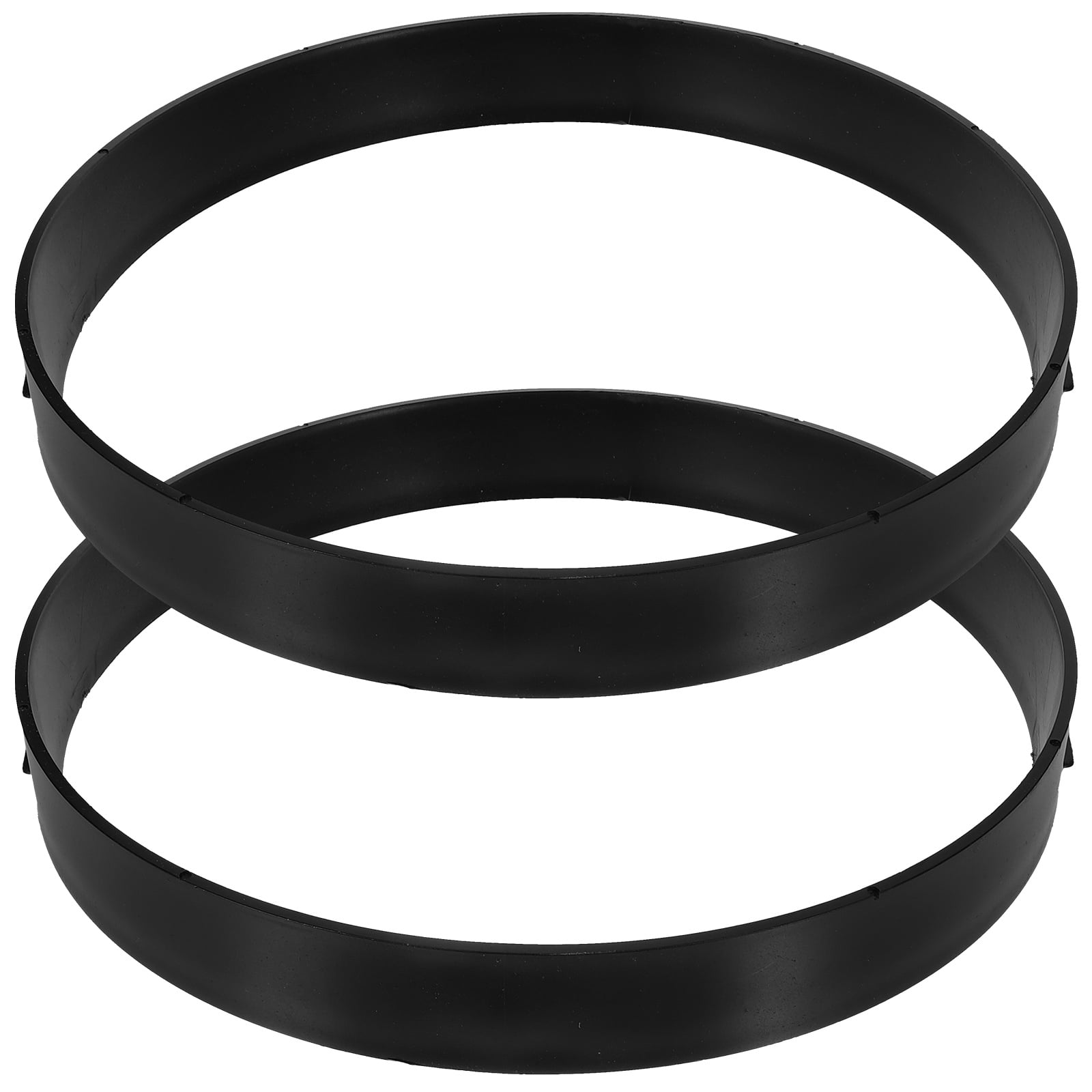 FUEENIRVA Plastic Brick Mold Black 2Pcs 13.6X13.6X1.8In - Walmart.com