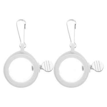 2 Pack Flag Pole Rings, Plastic Rotating Flagpole Flag Mounting Rings ...