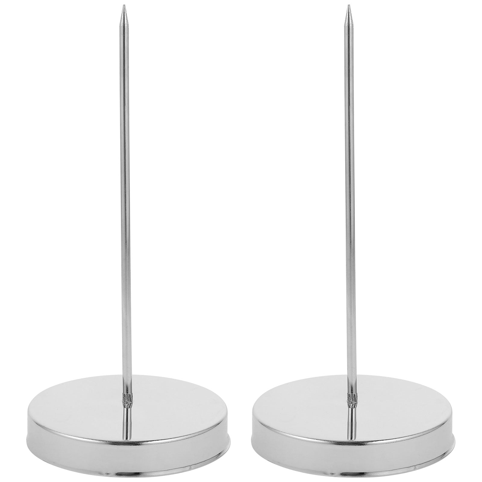 REACHISE 2pcs Memo Holder Spike Restaurant Receipt Storage Spike ...
