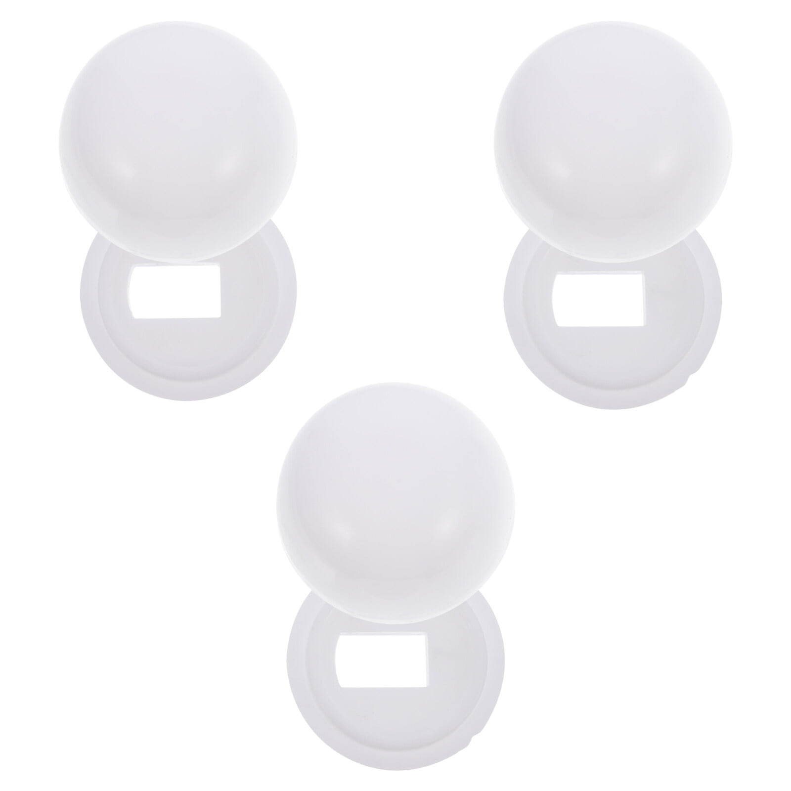 FUEENIRVA Toilet Bolt Cover White 3 Pair 1.4x1.4x0.8in - Walmart.com