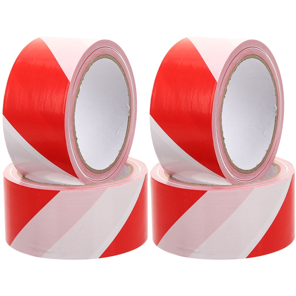 REACHISE 4 Rolls Caution Tape Caution Strips Non Sticky Hazard Tapes ...