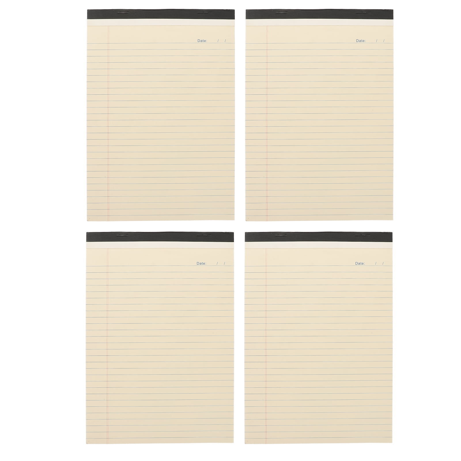 REACHISE 4Pcs A4 Ruled Writing Note Pad Tear Off To Do List Grocery ...