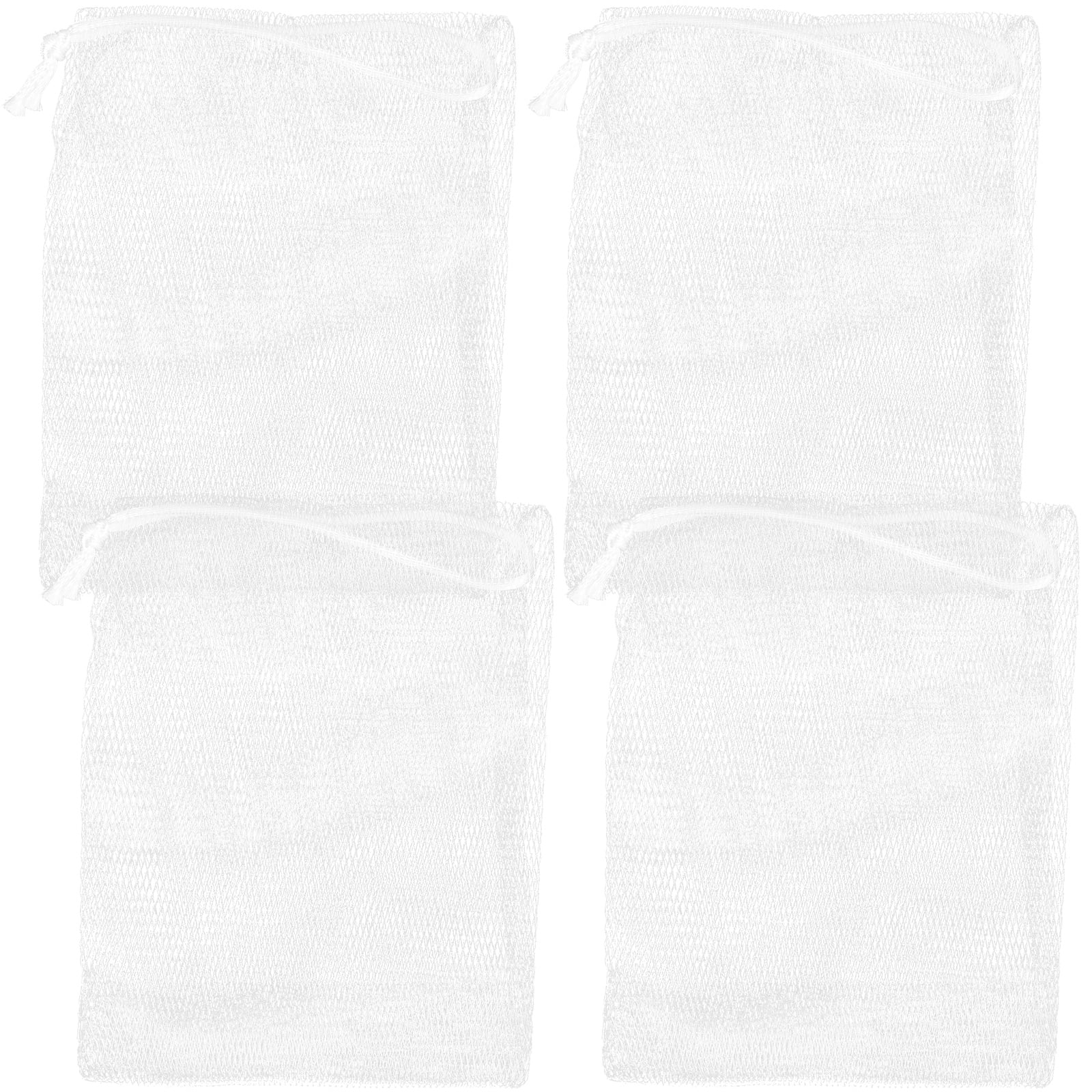 REACHISE 4pcs Colorful Exfoliating Soap Saver Pouch Net Handmade Soap ...