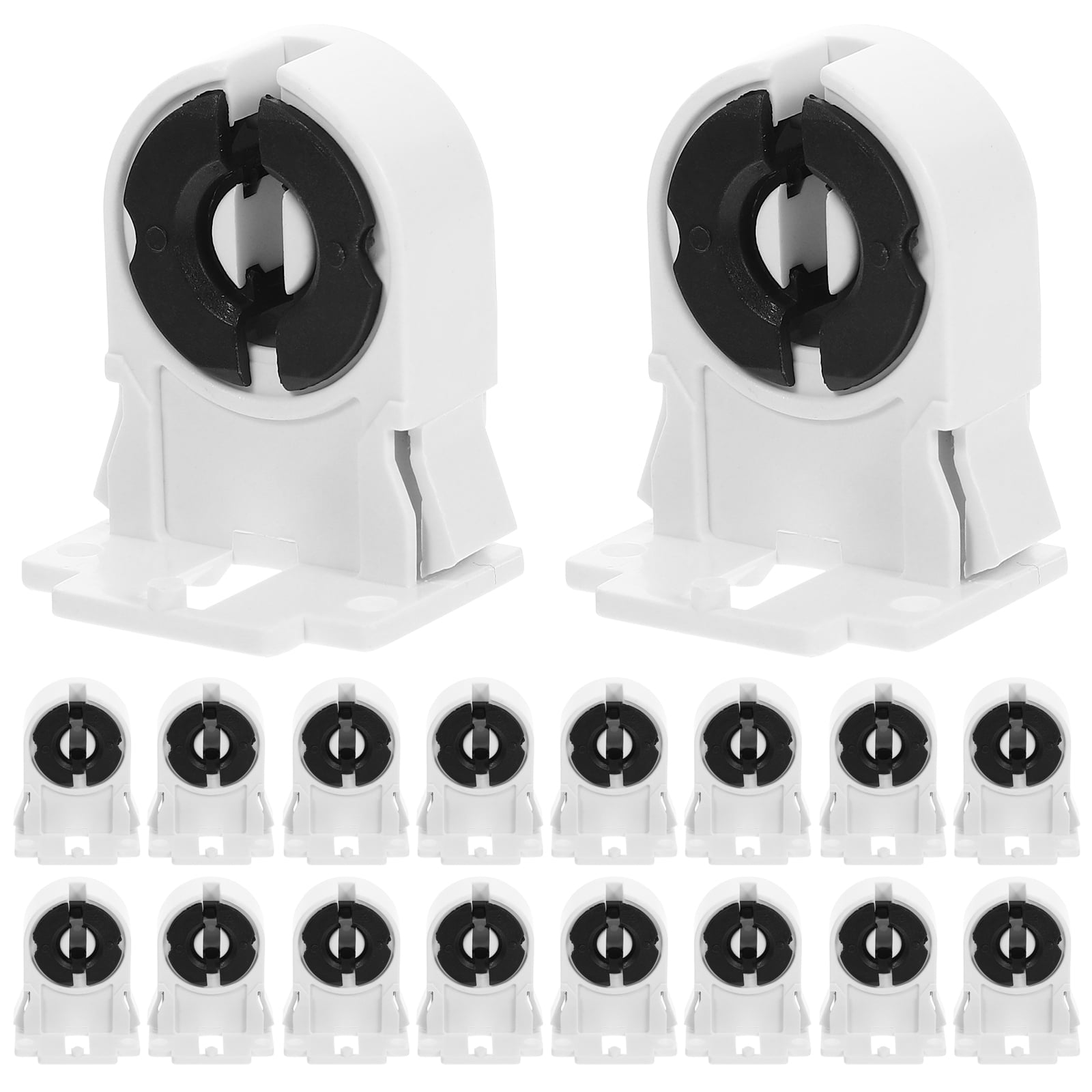 REACHISE 50pcs Fluorescent Tube Light Socket Holder Lamp Tube Holder ...