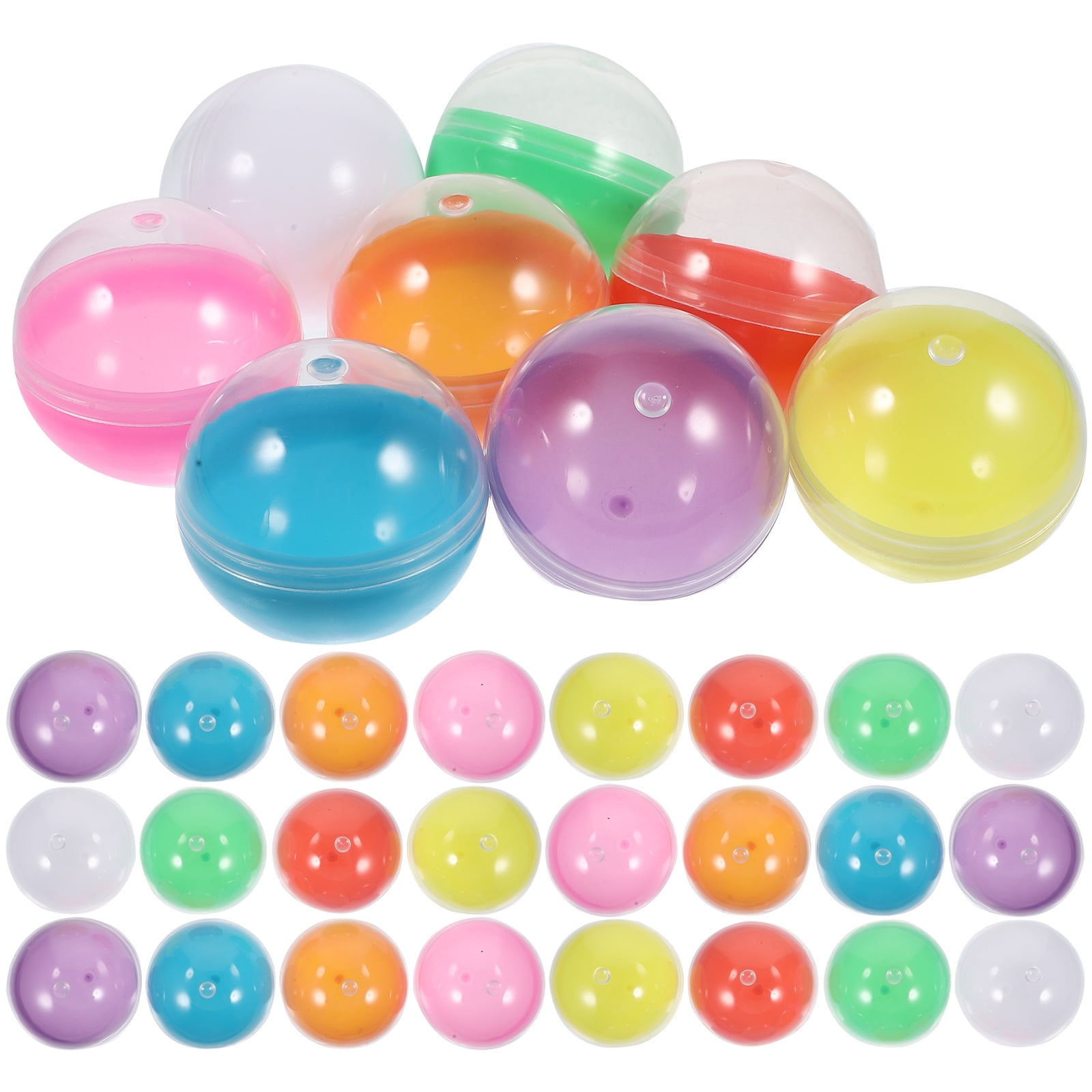 REACHISE 50pcs Vending Machine Capsules Translucent Draw Balls Empty ...