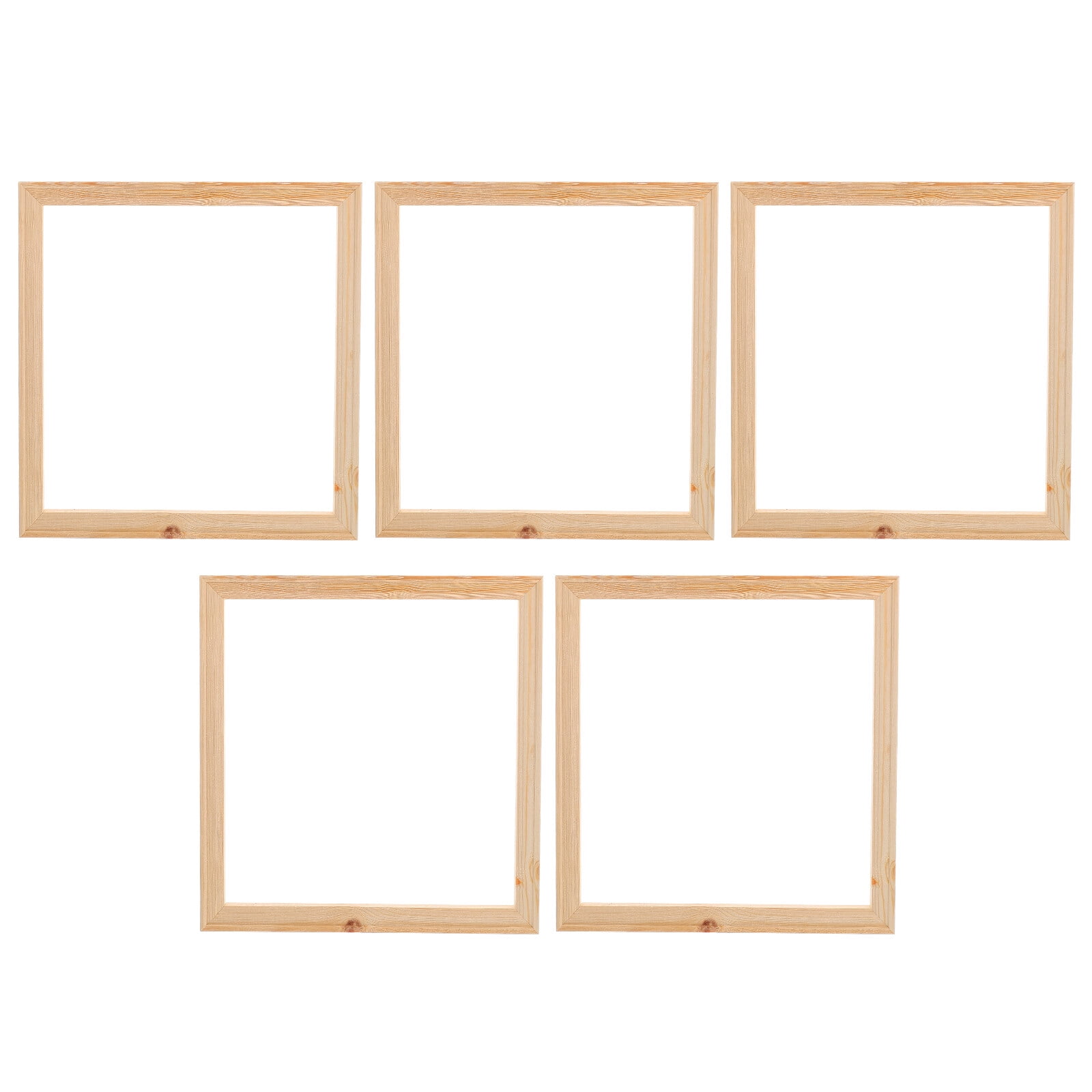 REACHISE 5Pcs Wooden Empty Photo Frames L Shape Picture Painting Inner ...