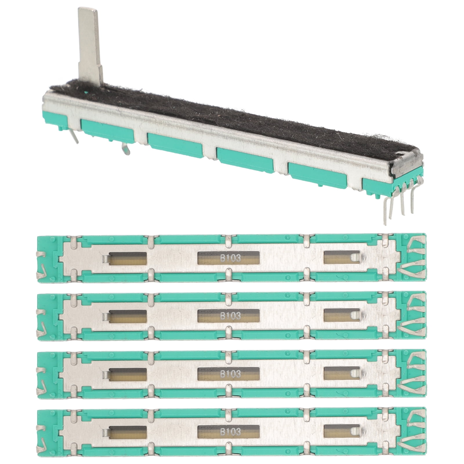 REACHISE 5pcs Sliding Potentiometer Linear Stereo Audio Potentiometer ...