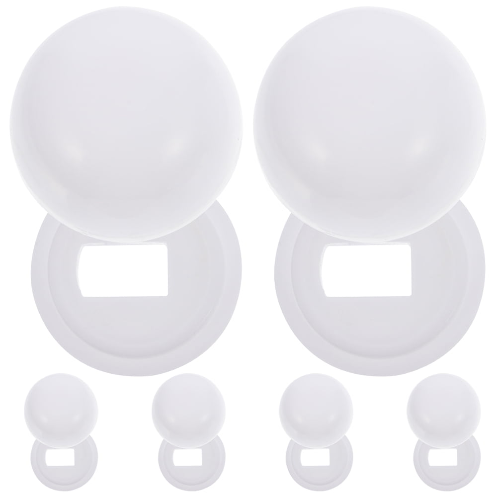 REACHISE 6 Pairs White Toilet Bolt Caps with Washers - Walmart.com