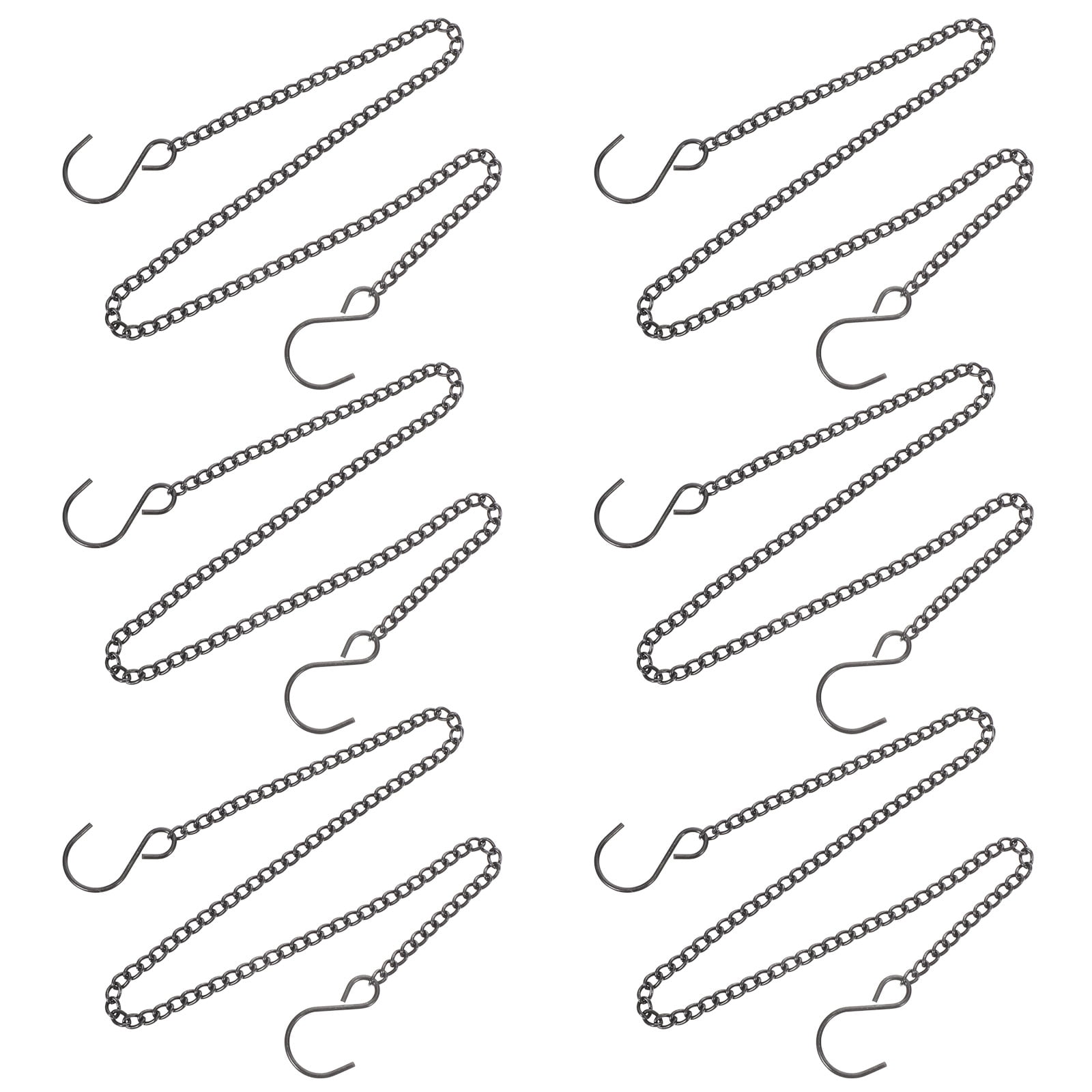 REACHISE 6Pcs Hanging Chain with Hooks Metal Chain for Hanging Bird ...