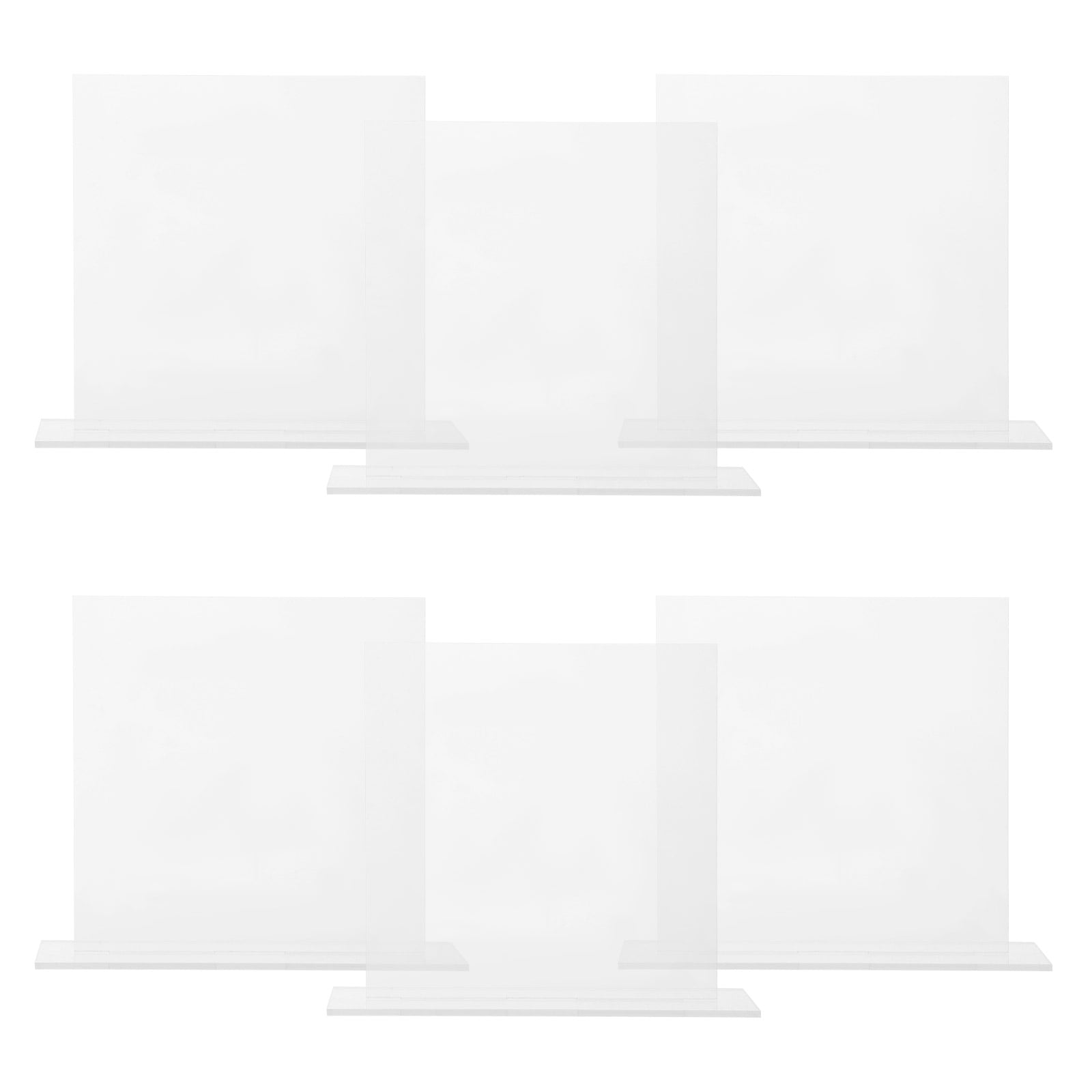 REACHISE 6pcs Blank Square Table Signs Wedding Seating Display Sign ...