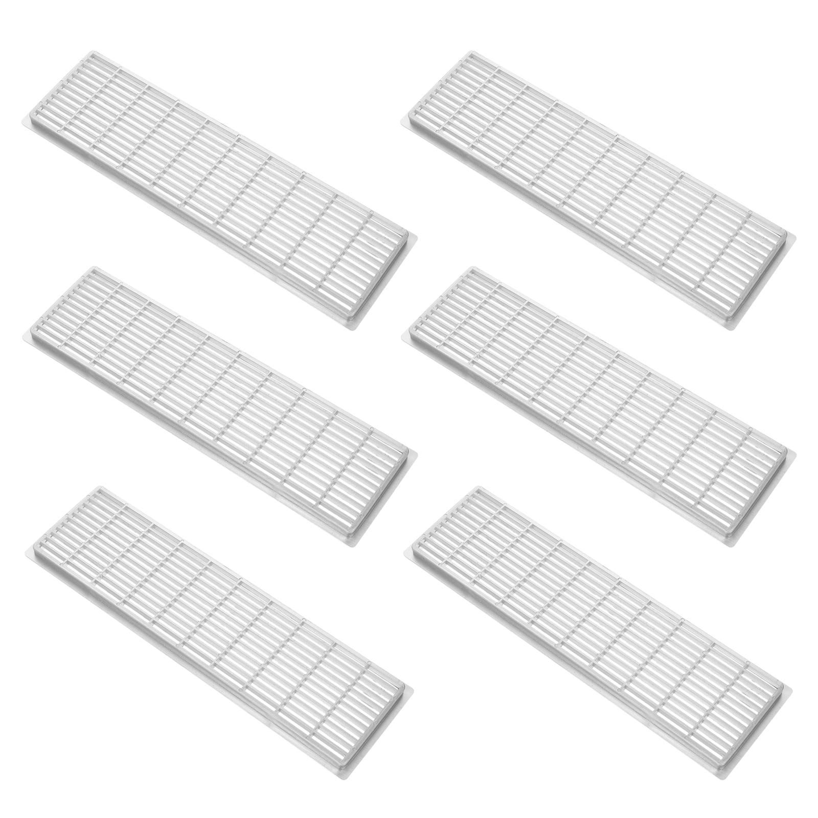 REACHISE 6pcs Plastic Vents Cover Rectangular Vent for Cabinets Side ...