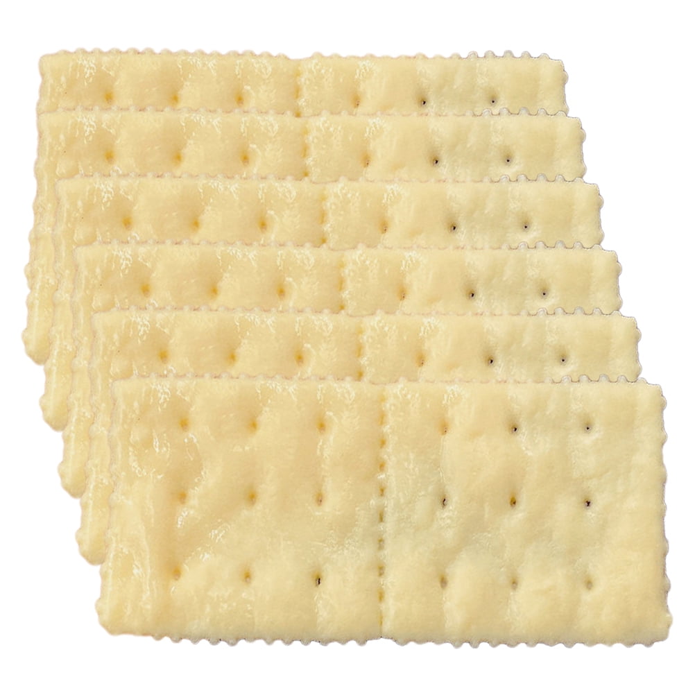 REACHISE 6pcs Simulation Biscuits Fake Biscuits Prop Simulation Cookie ...